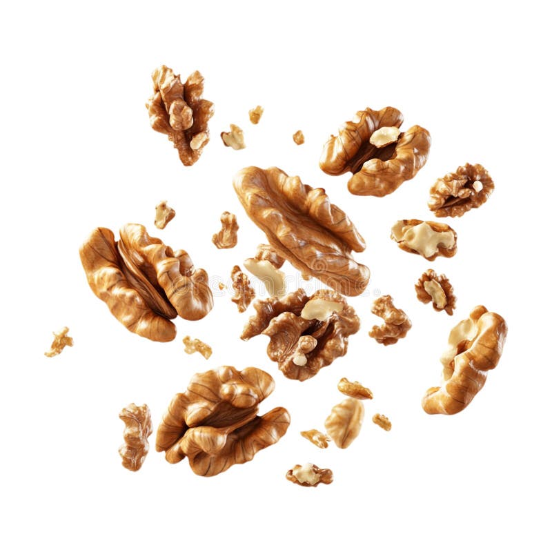 PNG Stack of Walnuts on Transparent Background - Ai Generated Stock ...