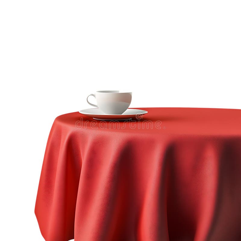 PNG Table Draped with Red Silk Against a Transparent Background for Elegant Table Settings Event ...