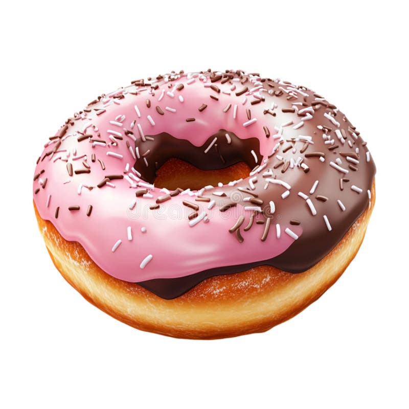 PNG Tasty Donut on Transparent Background - Ai Generated Stock ...