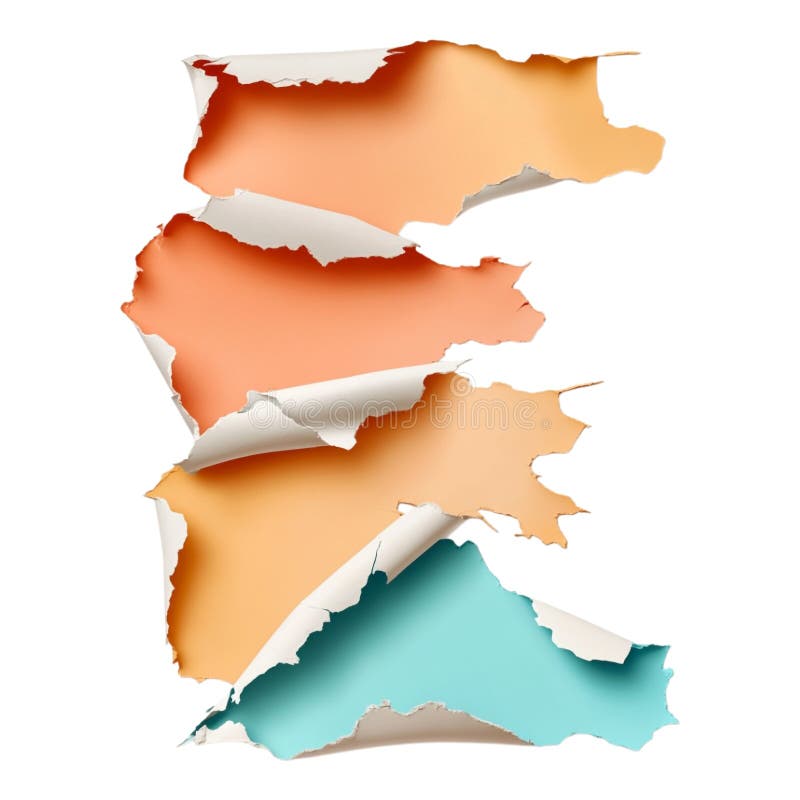PNG Torn Paper Design Against Transparent Background Stock Illustration ...