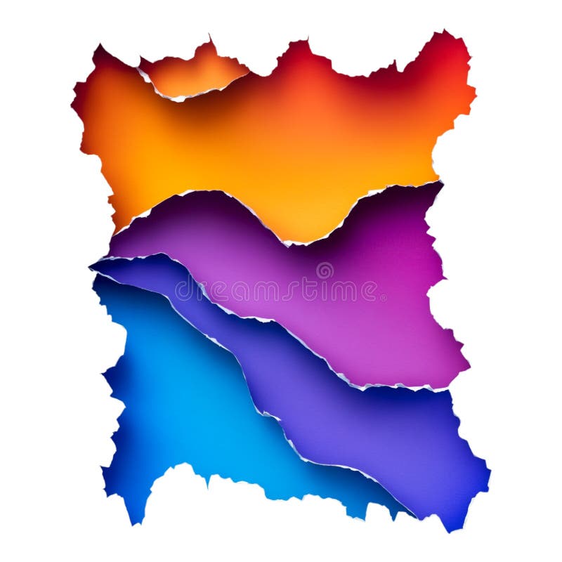 PNG Torn Paper Design Against Transparent Background Stock Illustration ...