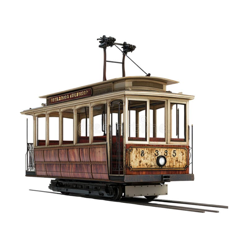 PNG Tram Train on Transparent Background - Ai Generated Stock ...