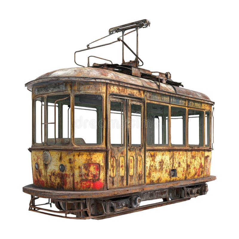 PNG Tram Train on Transparent Background - Ai Generated Stock ...
