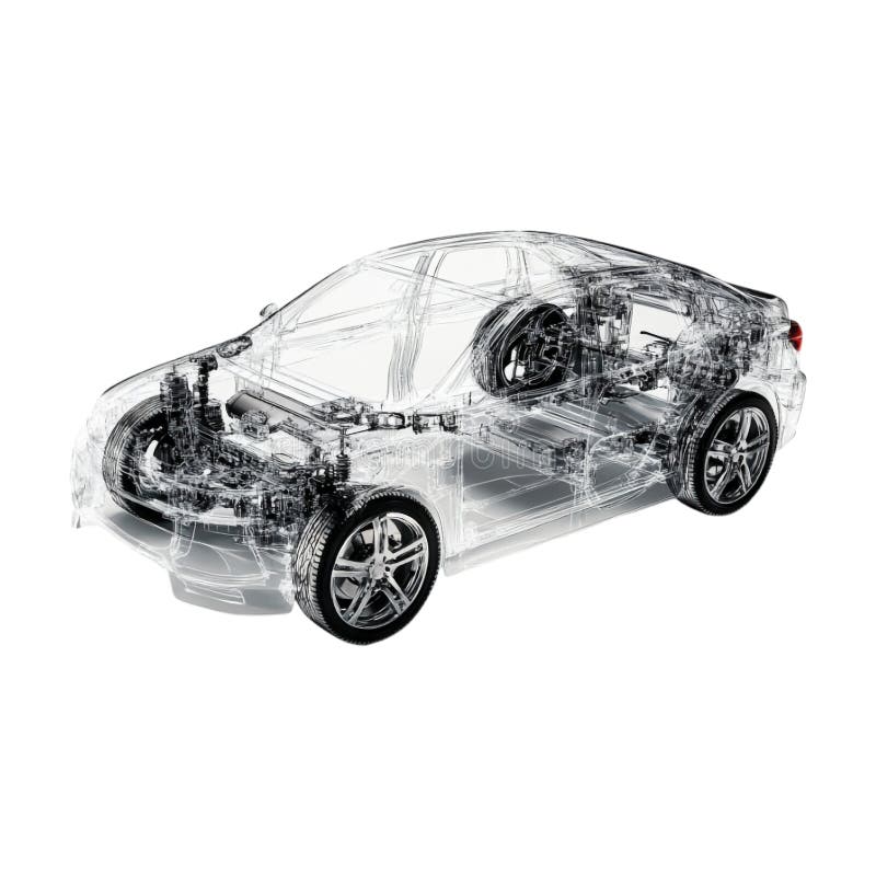 PNG Transparent Car in Assembly Line on Transparent Background - Ai ...
