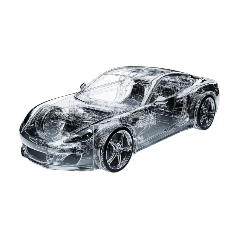 PNG Transparent Car in Assembly Line on Transparent Background - Ai ...