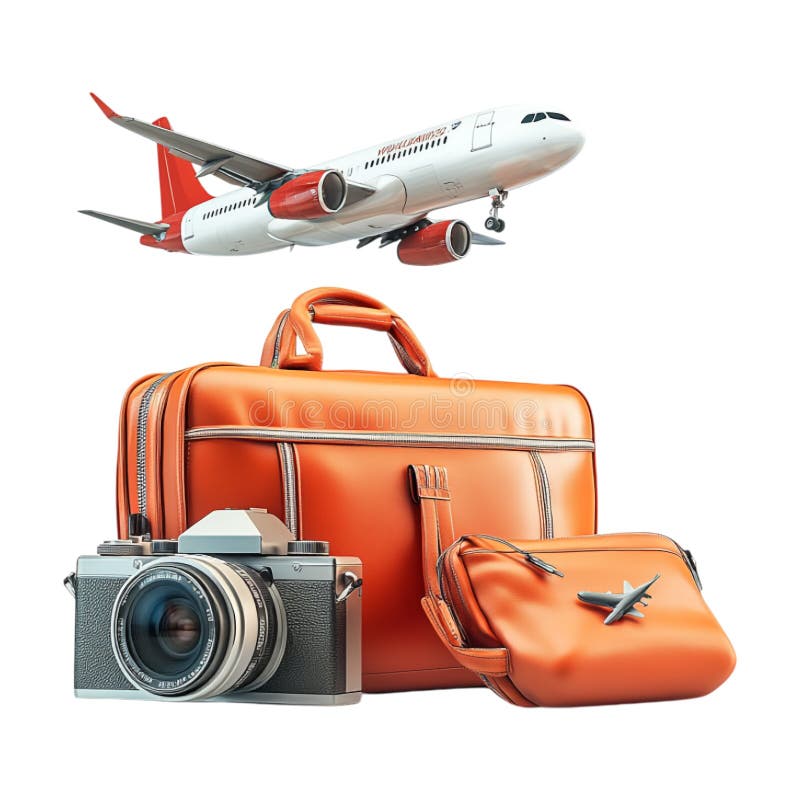 PNG Travel Essentials on Transparent Background Stock Illustration ...