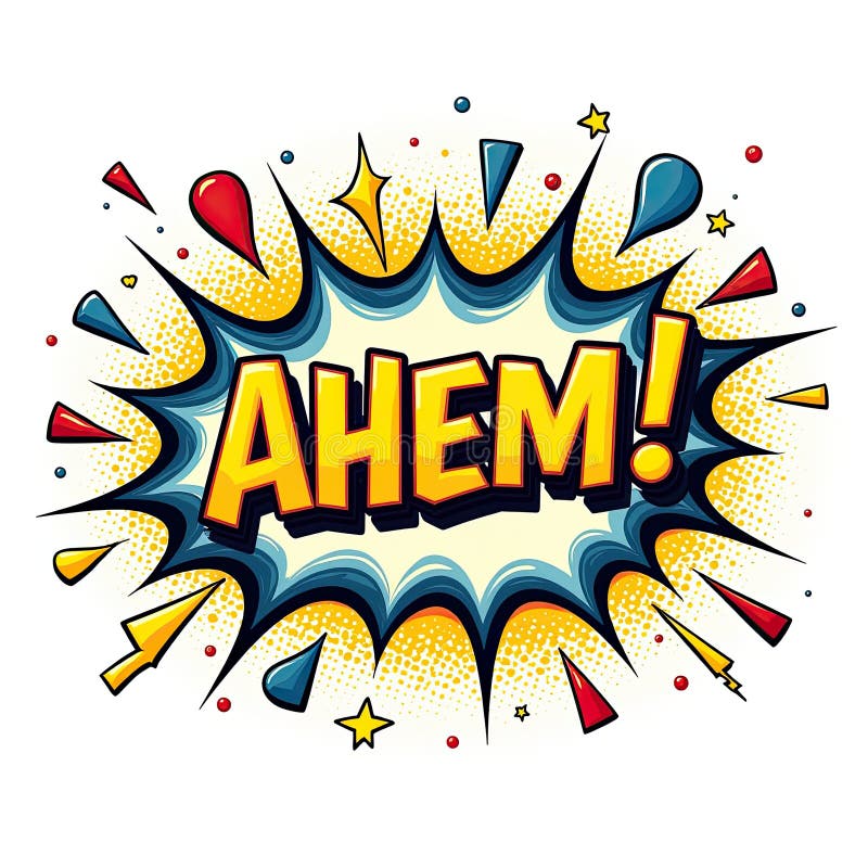 Explosive Energy: Dynamic Comic Style with Bright Flashes and Stars ...