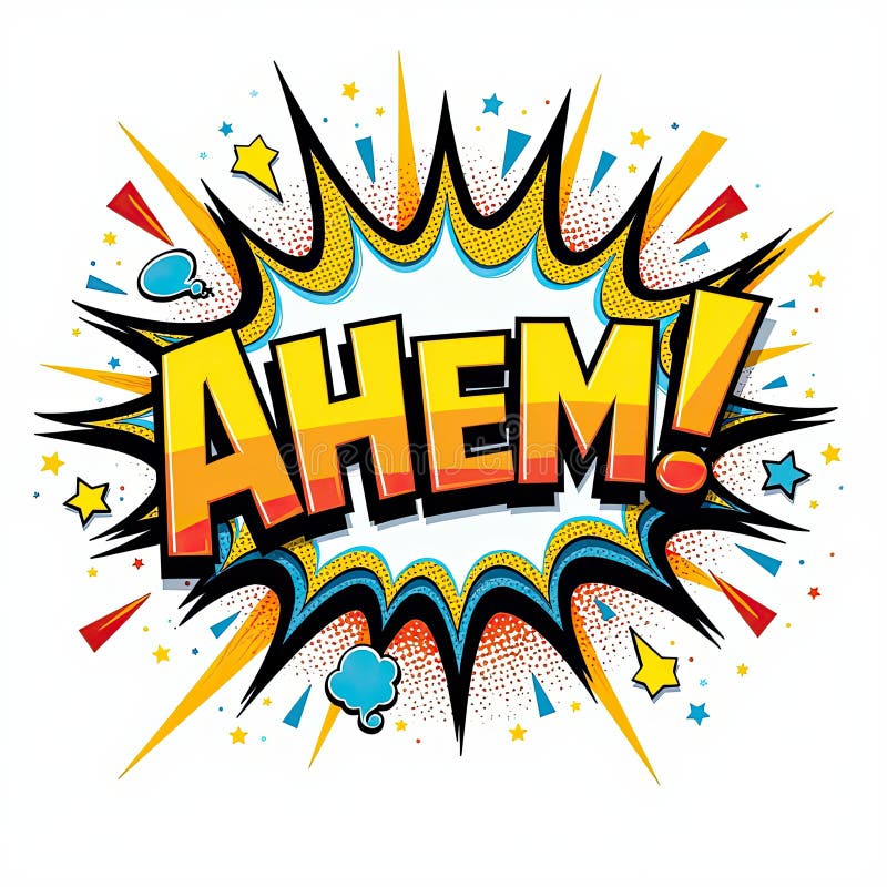 Explosive Energy: Dynamic Comic Style with Bright Flashes and Stars ...