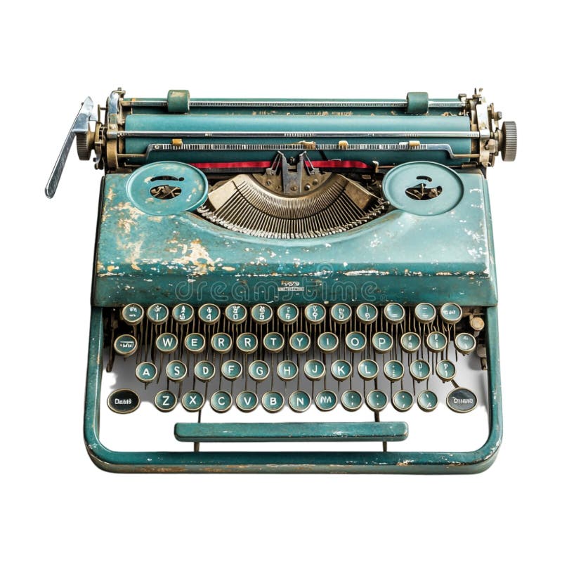 PNG Vintage Typewriter on Transparent Background - Ai Generated Stock ...