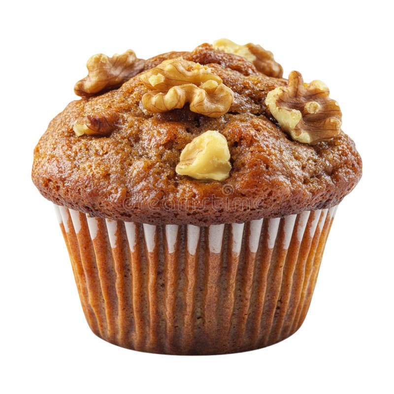 PNG Walnut Muffin on Transparent Background - Ai Generated Stock ...