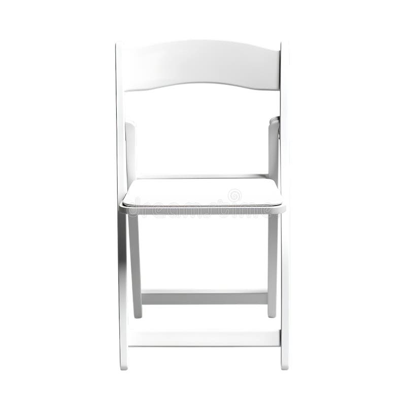 PNG White Folding Chair on Transparent Background Stock Illustration ...