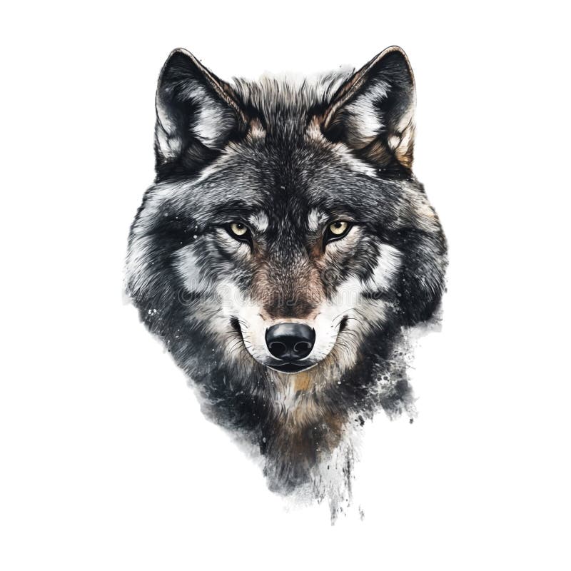PNG Wolf Animal on Transparent Background - Ai Generated Stock ...
