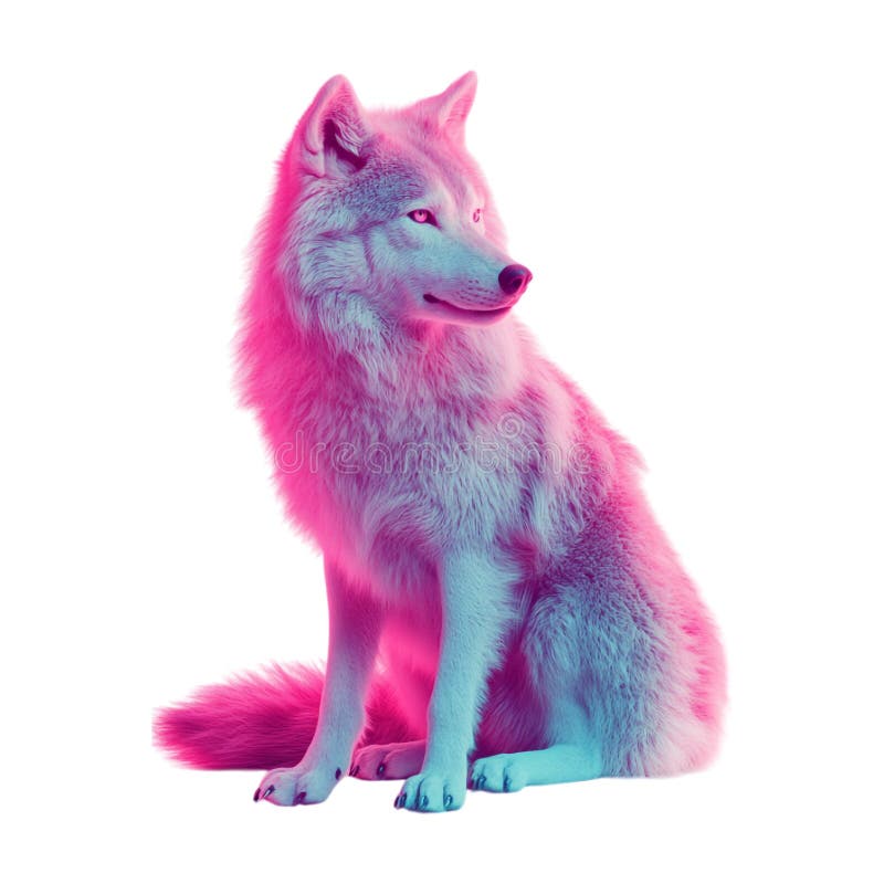 PNG Wolf on Transparent Background Stock Illustration - Illustration of ...
