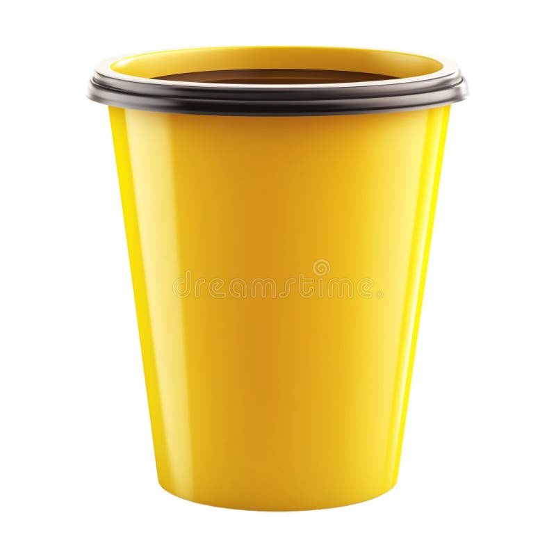 PNG Yellow Long Coffee Cup on Transparent Background - Ai Generated ...