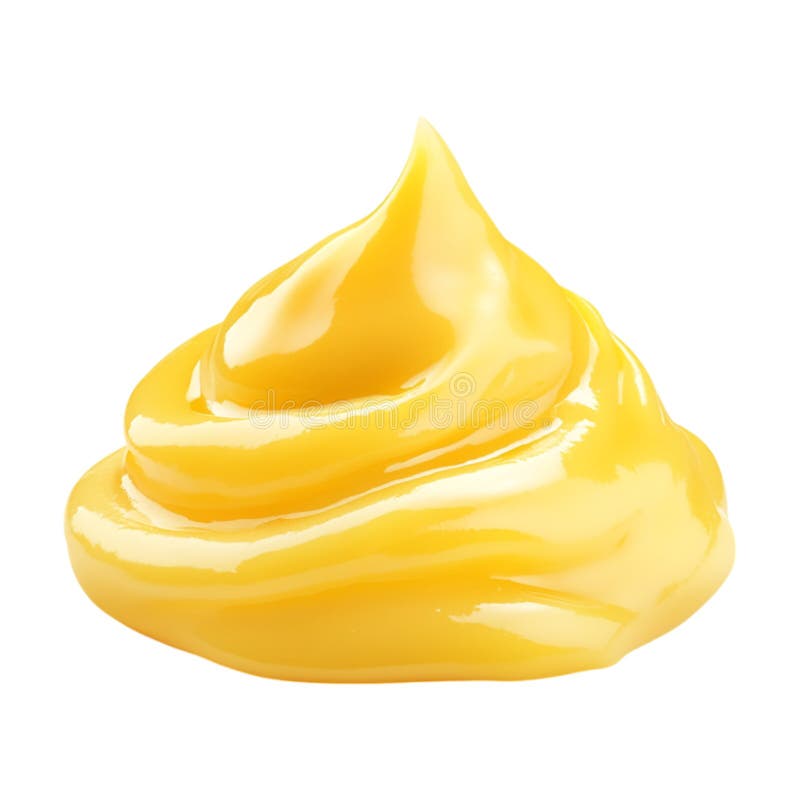 PNG Yellow Mustard Paste on Transparent Background - Ai Generated Stock ...