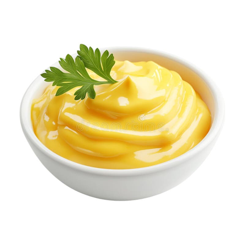 PNG Yellow Mustard Paste on Transparent Background - Ai Generated Stock ...