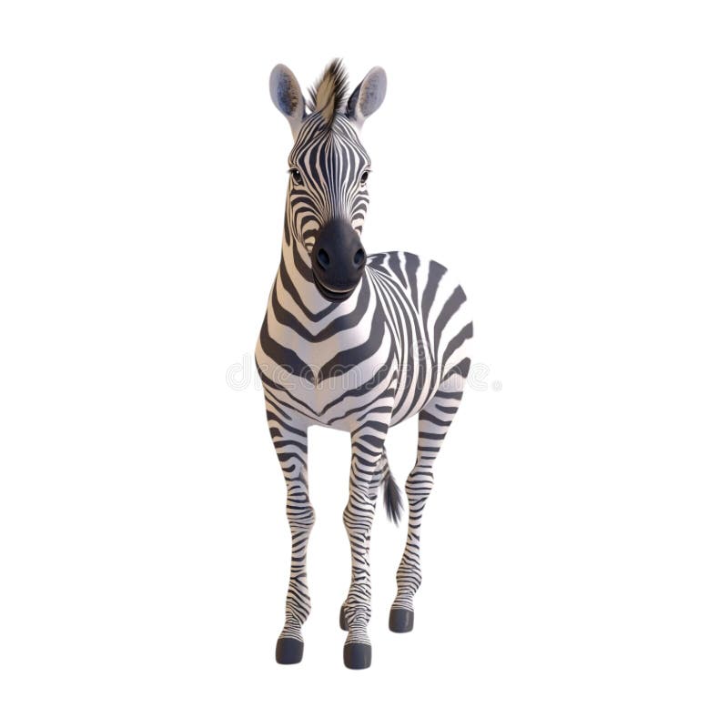 PNG Zebra Standing on Transparent Background Stock Illustration ...