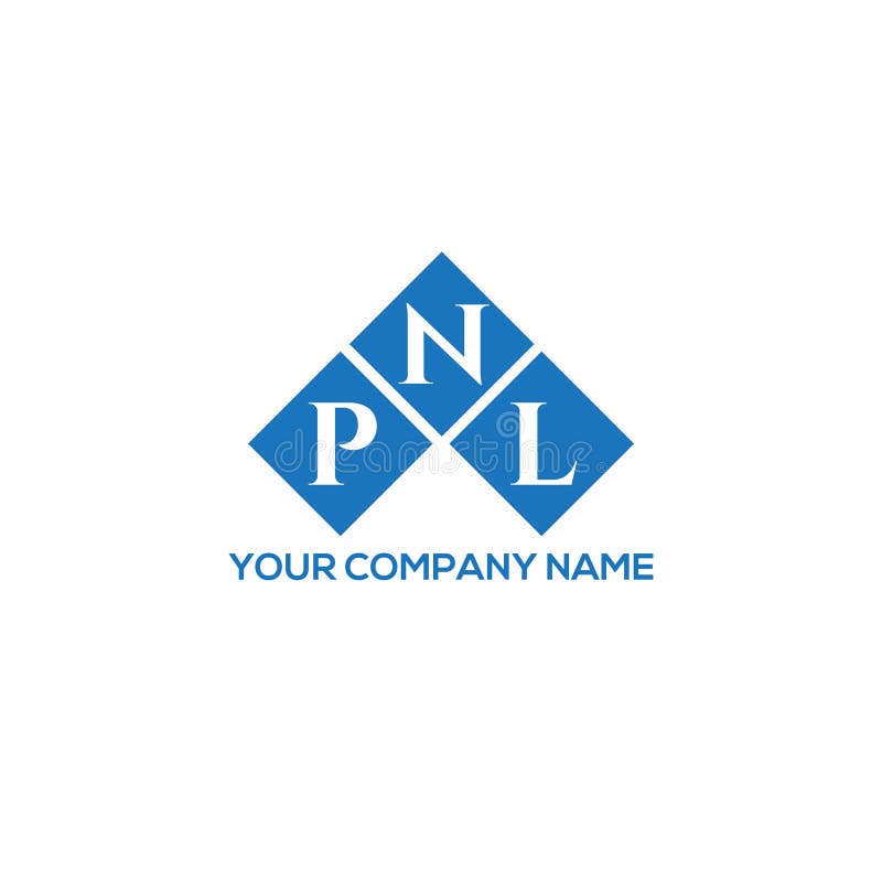 PNL Letter Logo Design on WHITE Background. PNL Creative Initials ...