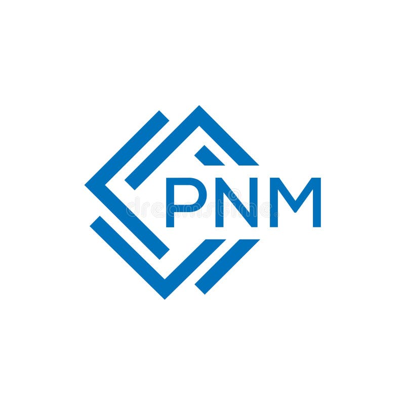 PNM Letter Logo Design on White Background. PNM Creative Circle Letter ...