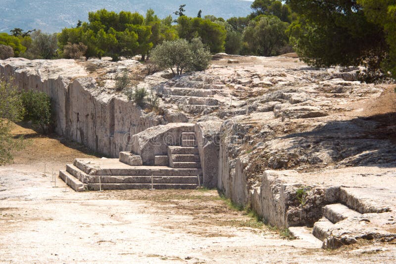 Pnyx de Atenas imagen de archivo editorial. Imagen de edad - 42677789