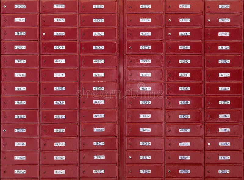 PO boxes at Office stock photo. Image of post, mail - 100861172