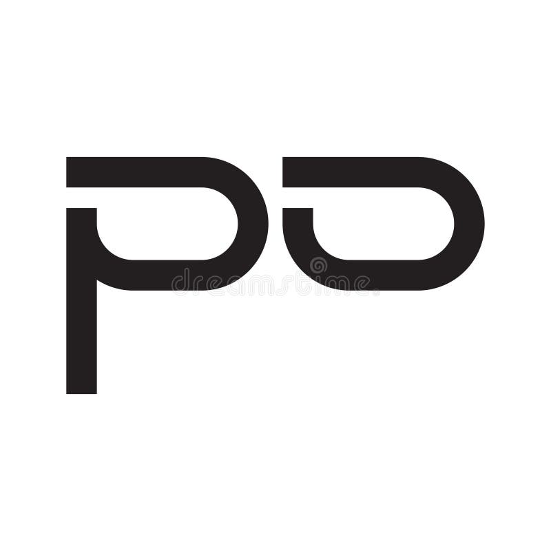 Po Initial Letter Vector Logo Icon Stock Vector - Illustration of ...