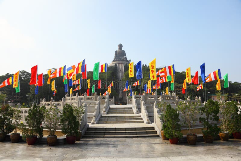Po Lin Monastery En Hong Kong Imagen de archivo - Imagen de hong, kong ...