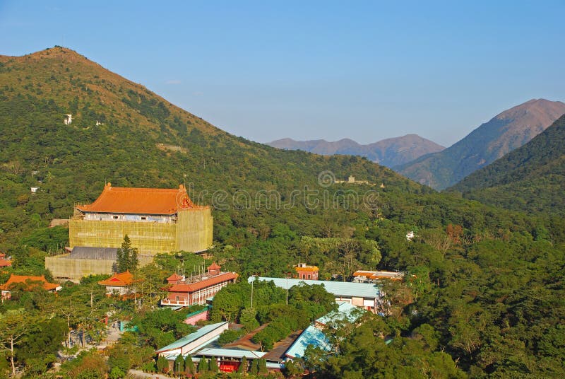 Po Lin Monastery stock photo. Image of founded, clear - 36297598
