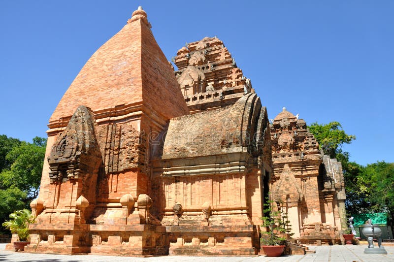 Po Nagar Cham Towers stock image. Image of ethnic, decoration - 28933731