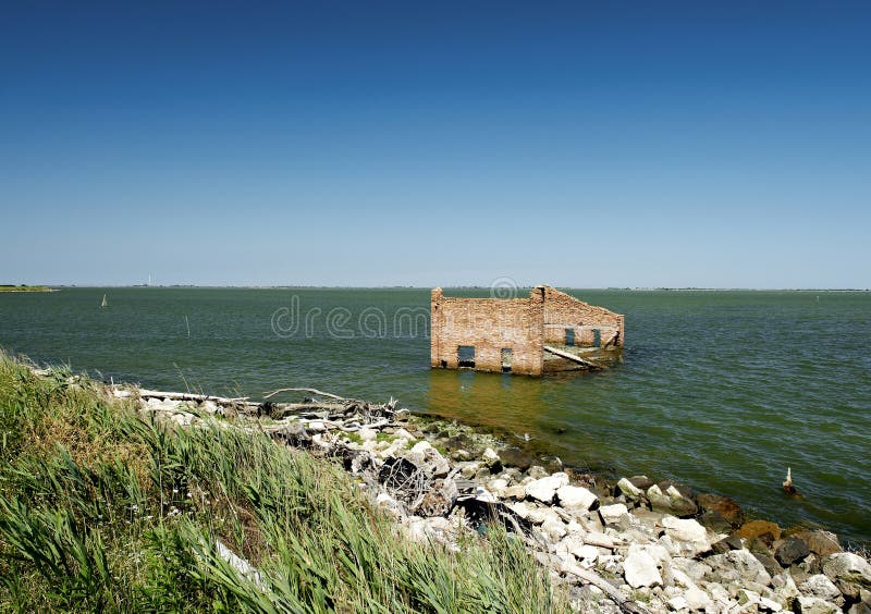 Po River Delta stock image. Image of ruin, rural, delta - 20120265