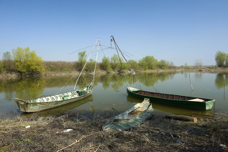 Po River stock image. Image of ambient, boating, fisher - 30422623
