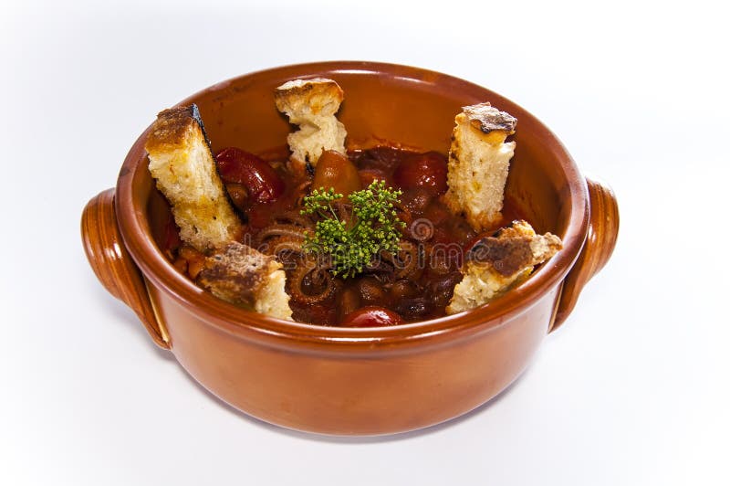 Poached octopus fried stock photo. Image of second, food - 27291686