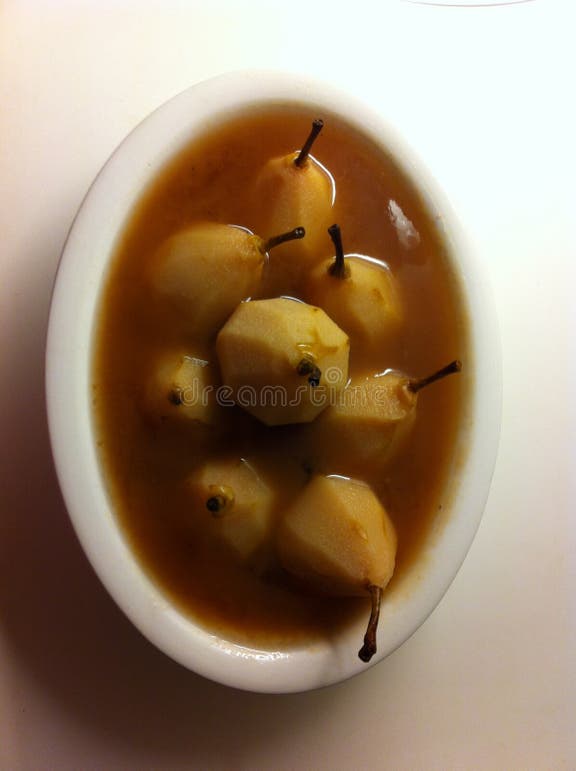 Poached pears stock photo. Image of white, poached, pyrus - 374776706