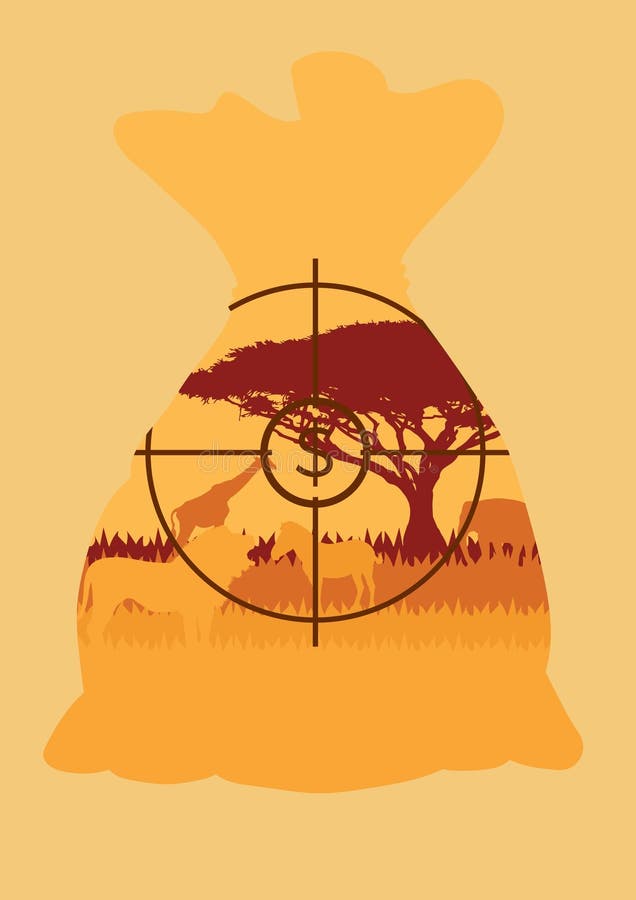 Poaching concept icon stock vector. Illustration of circle - 203078136