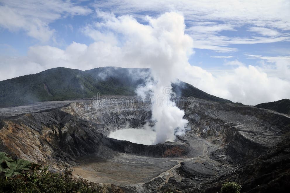 Poas volcano stock image. Image of rica, poas, eruption - 28305911