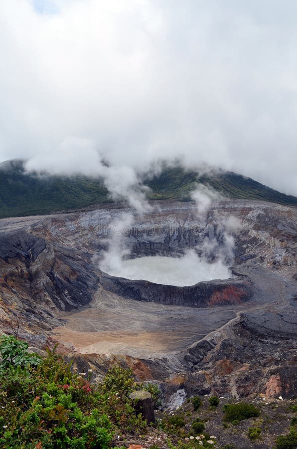 The great volcano stock image. Image of poas, natural - 103851285