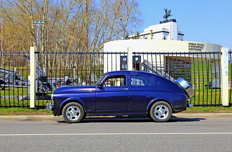 Pobeda Car in Moscow, Russia Editorial Photography - Image of russia ...
