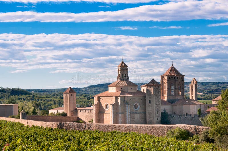 Poblet monastery, Spain stock image. Image of autumn - 22803205