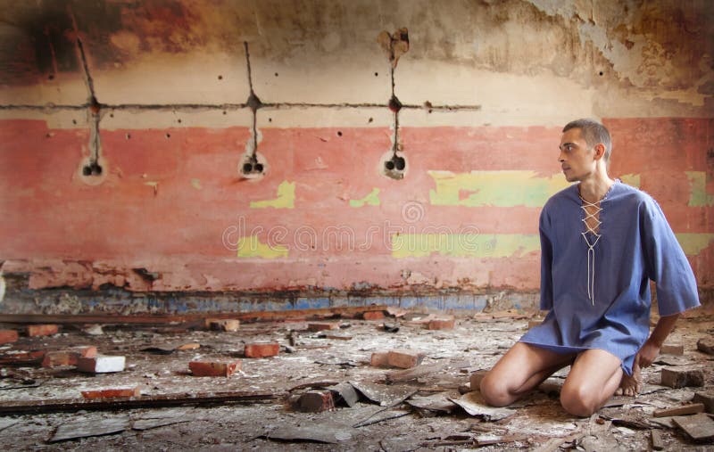 Pobre homem imagem de stock. Imagem de horizontal, sujeira - 24050799