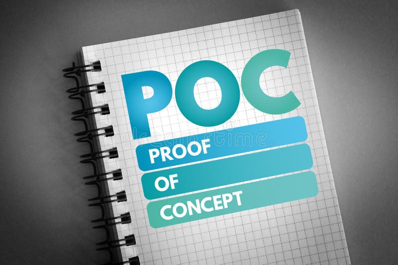 POC - Proof of Concept Acronym Stock Photo - Image of clarification ...