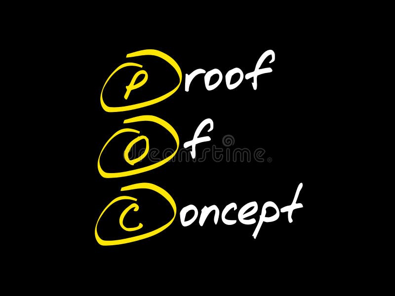 Proof Concept Poc Stock Illustrations – 54 Proof Concept Poc Stock ...