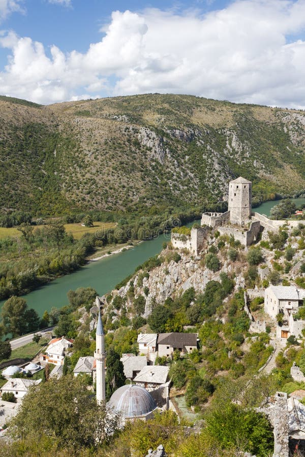 Pocitelj Fort Nahe Mostar, Bosnien Und Hercegovina Stockbild - Bild von ...