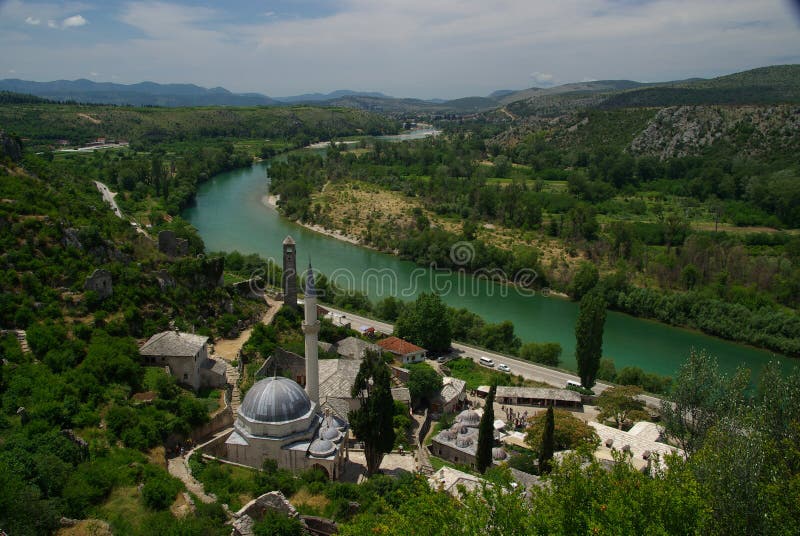Pocitelj mosque stock photo. Image of mostar, religion - 28837252