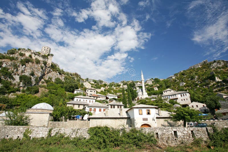Pocitelj Village Near Mostar Stock Image - Image of bosnian, scenic ...