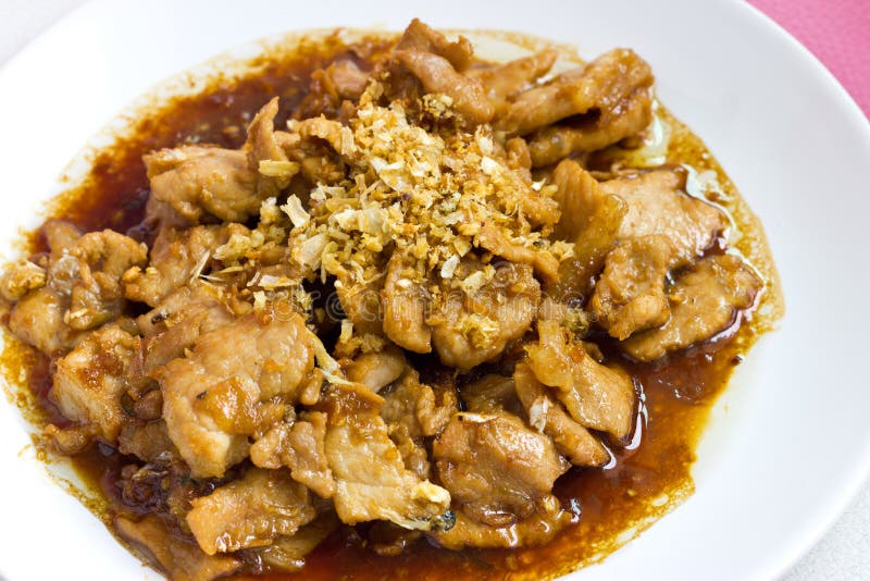 Pock fries. stock image. Image of protein, meal, pork - 27300441