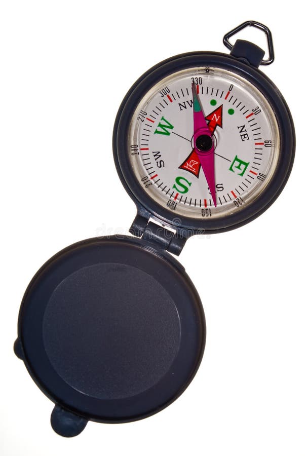 Pocket Compass in full stock photo. Image of encased - 12811400