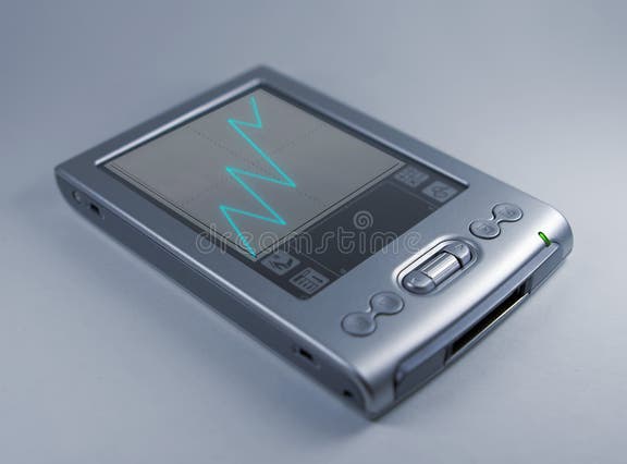 Pocket computer. stock image. Image of mobile, office, business - 525999