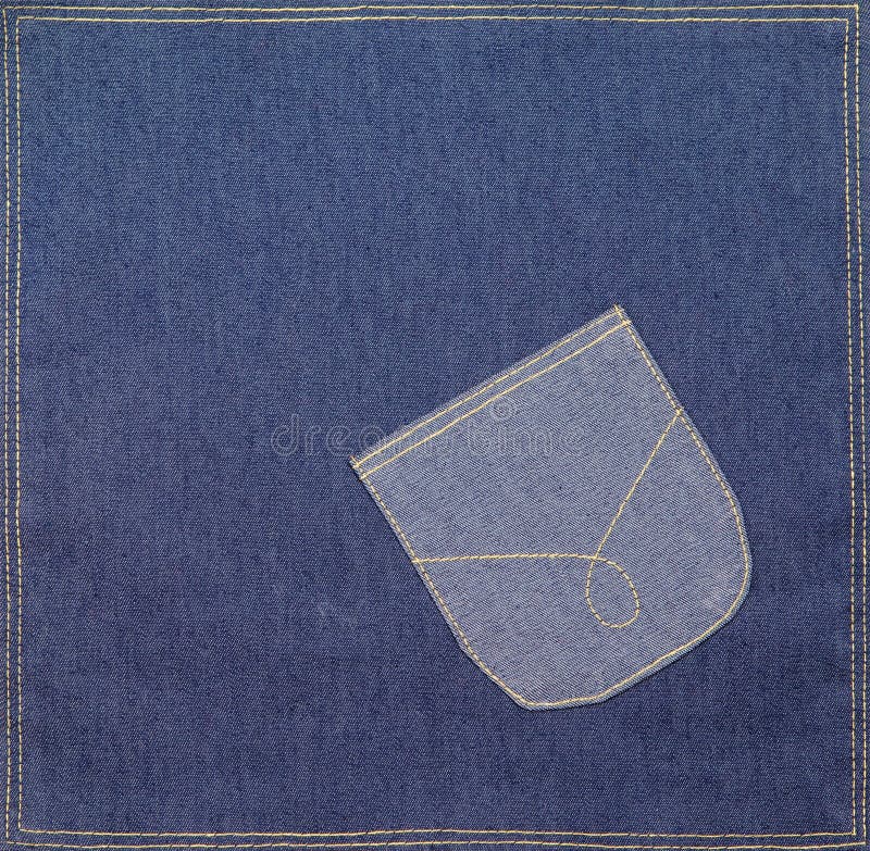 Pocket on a denim fabric stock image. Image of simplicity - 13754891