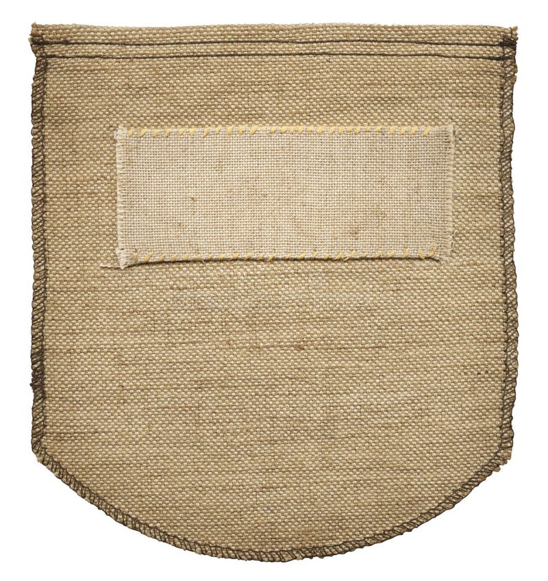 Pocket label stock photo. Image of cotton, plate, fabric - 49990910