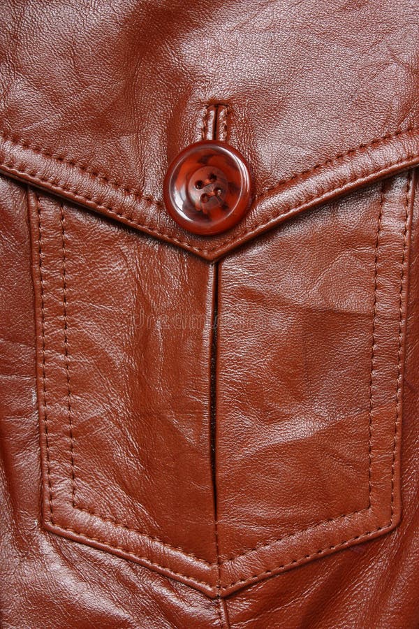 Pocket of leather jacket stock photo. Image of human - 15758602